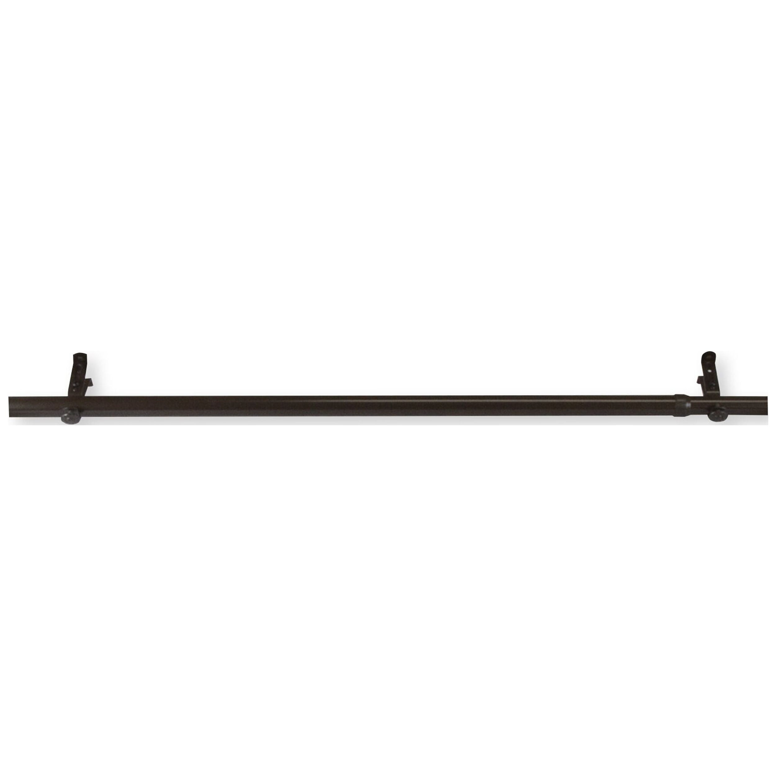 InStyleDesign 13/16 inch dia. Single Rod Extender Cocoa 48 to 84 inches ...