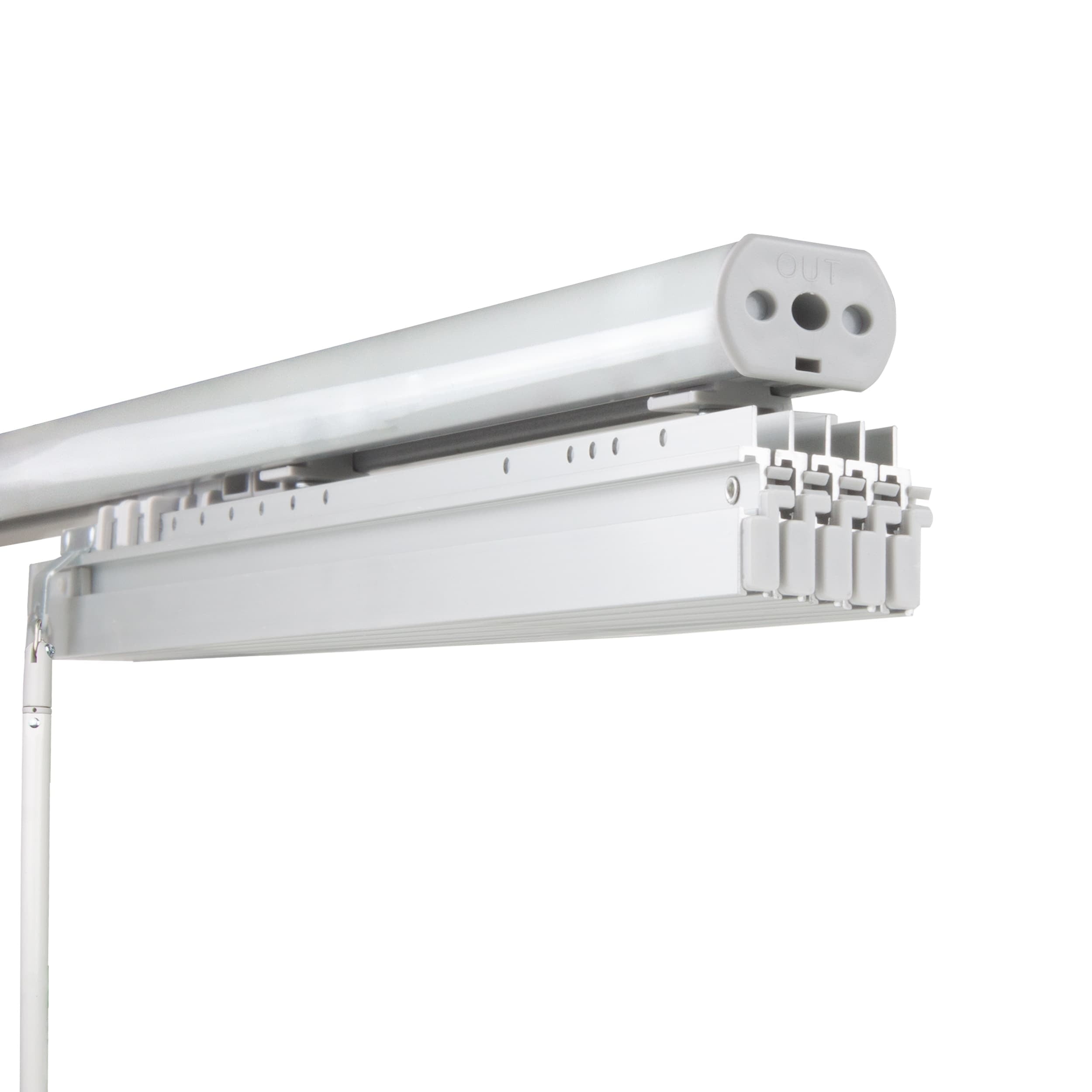 InStyleDesign 5-Panel Single Rail Panel Track Extendable 58"-110"W x 94 ...