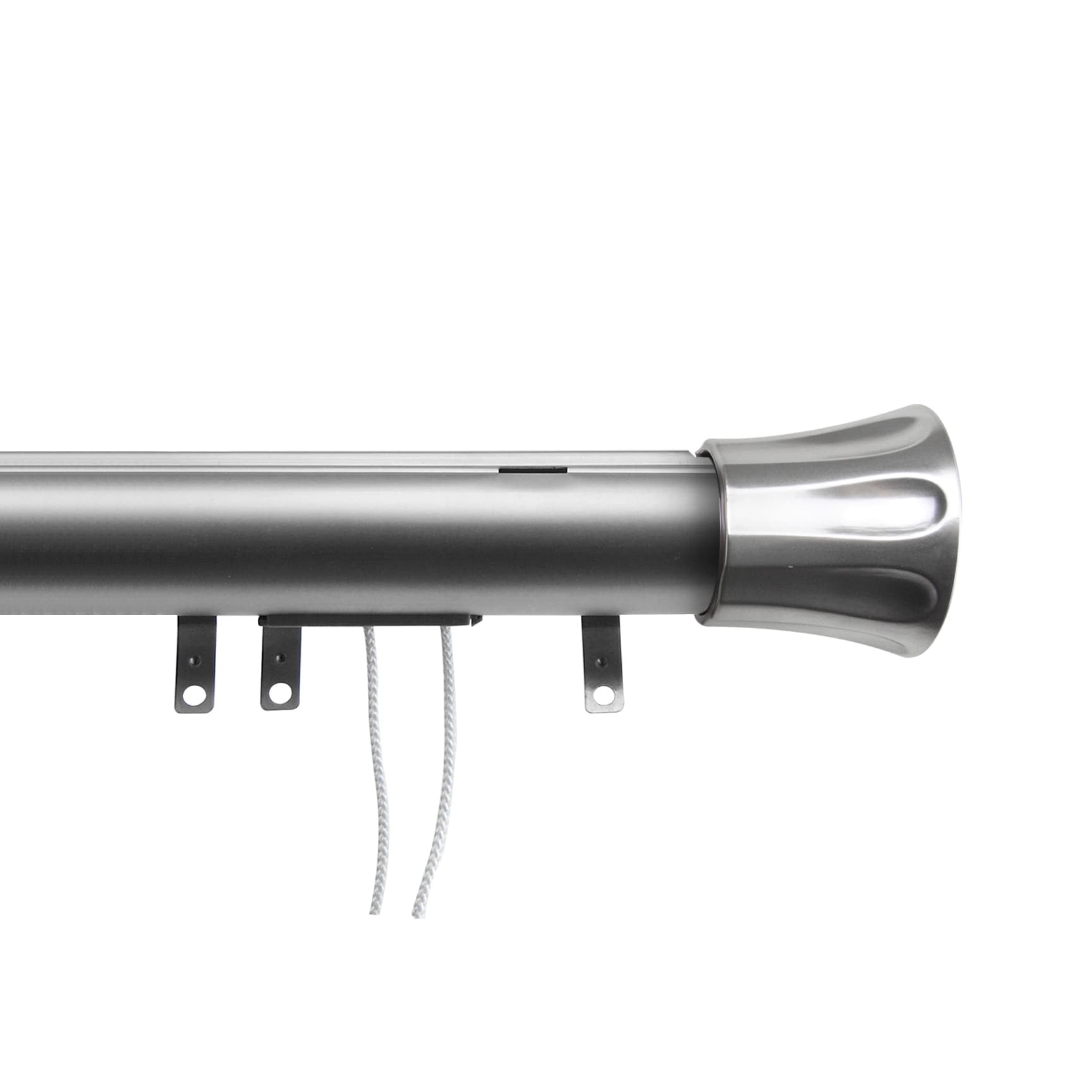 InStyleDesign Flare Decorative Traverse Rod with Center Open Sliders ...
