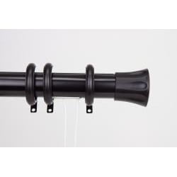 InStyleDesign Flare Decorative Traverse Rod with Rings Center Open ...