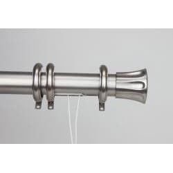 InStyleDesign Flare Decorative Traverse Rod with Rings Center Open ...