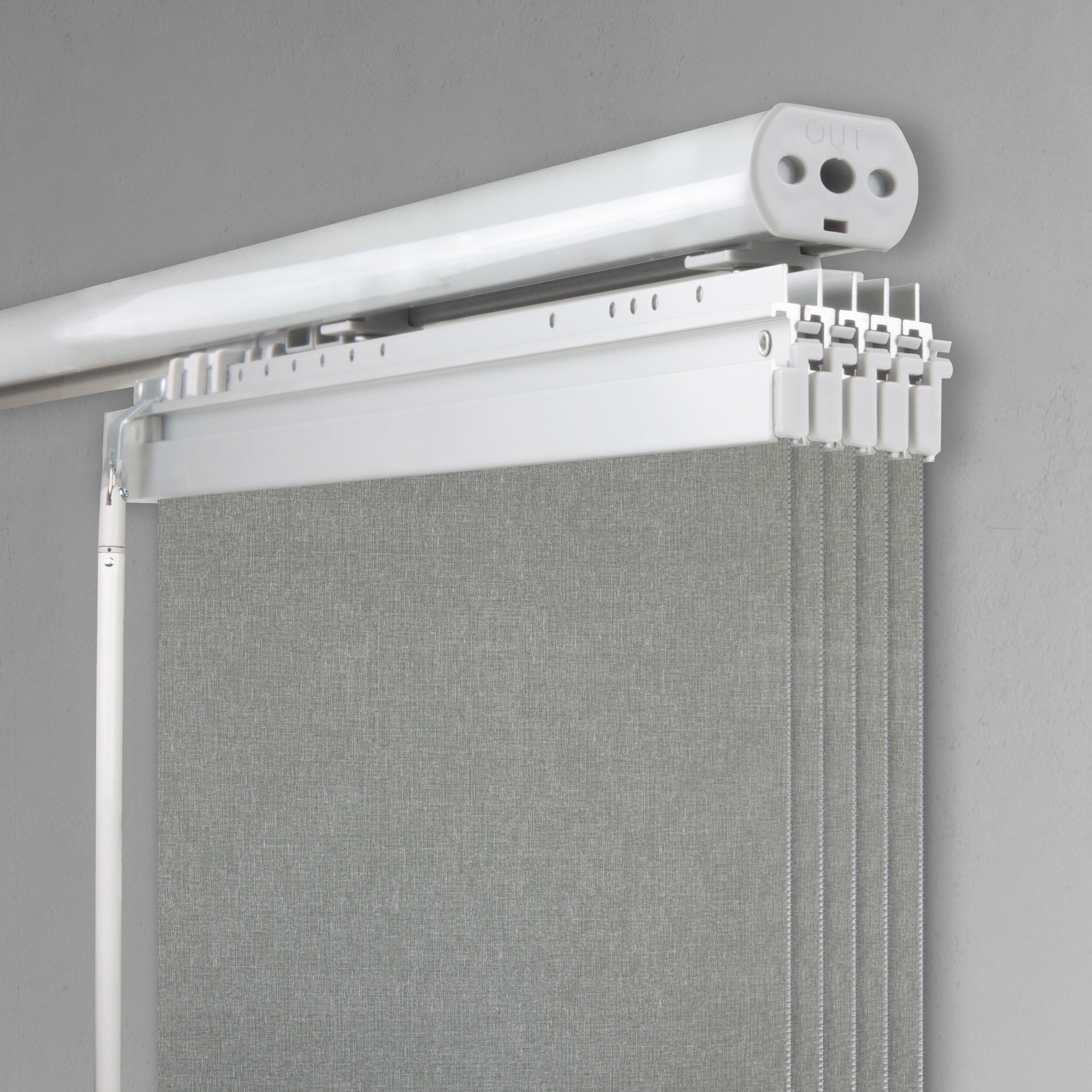 InStyleDesign Lucinda 5-Panel Single Rail Panel Track Extendable 58 ...