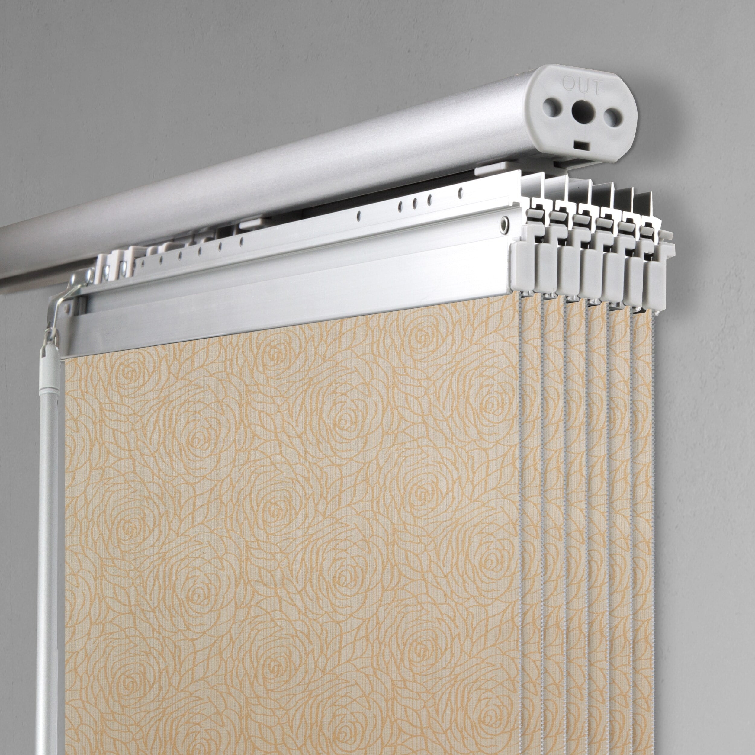 InStyleDesign Rosa 7-Panel Single Rail Panel Track Extendable 110"-153 ...