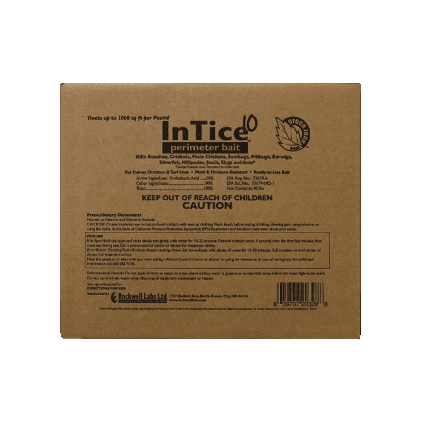 InTice 10 Insect Bait 40lb- Orthoboric Acid 10% - Walmart.com