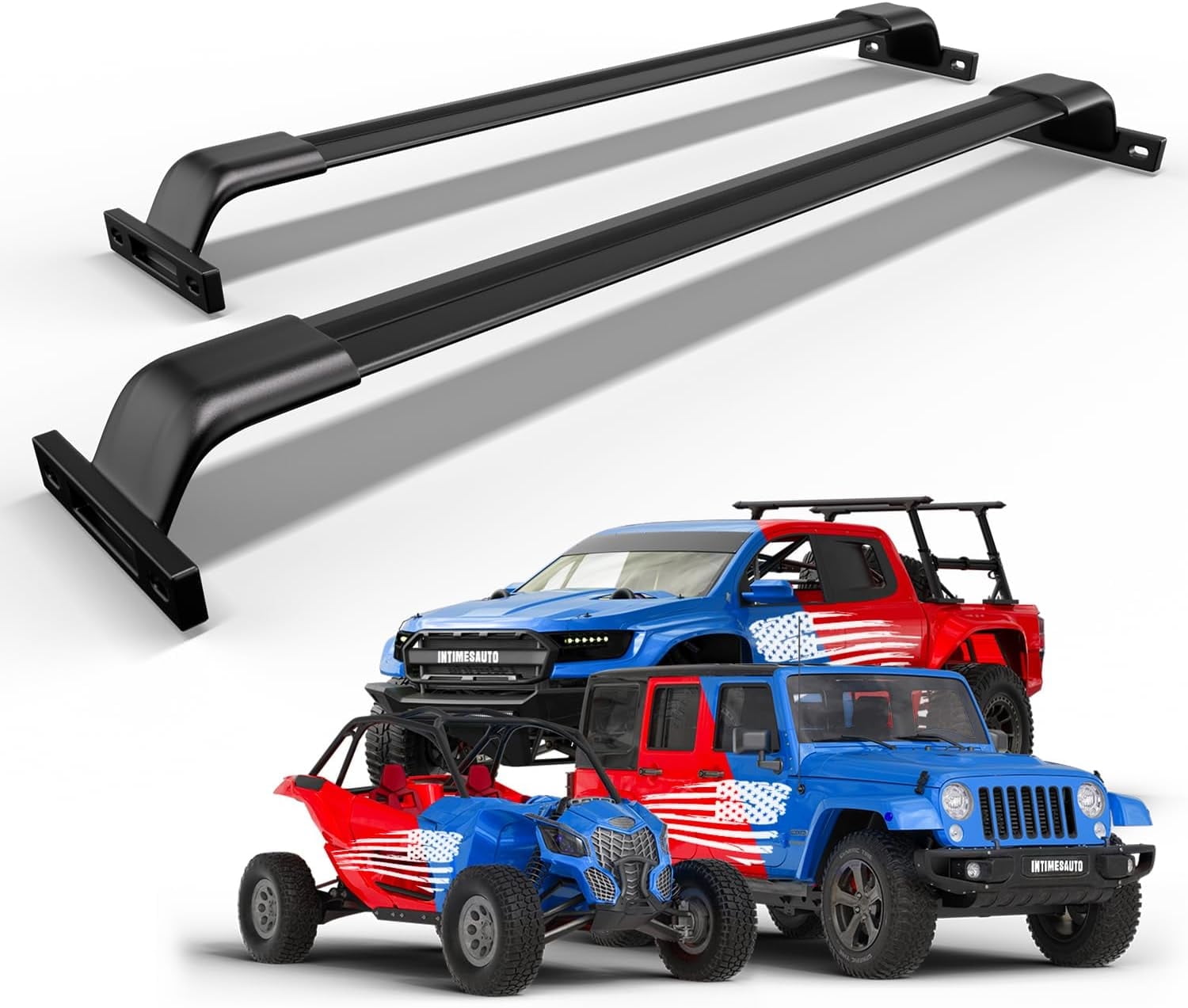 InTimesAuto 260lb Roof Rack Cross Bars for 2016-2019 Ford Explorer ...