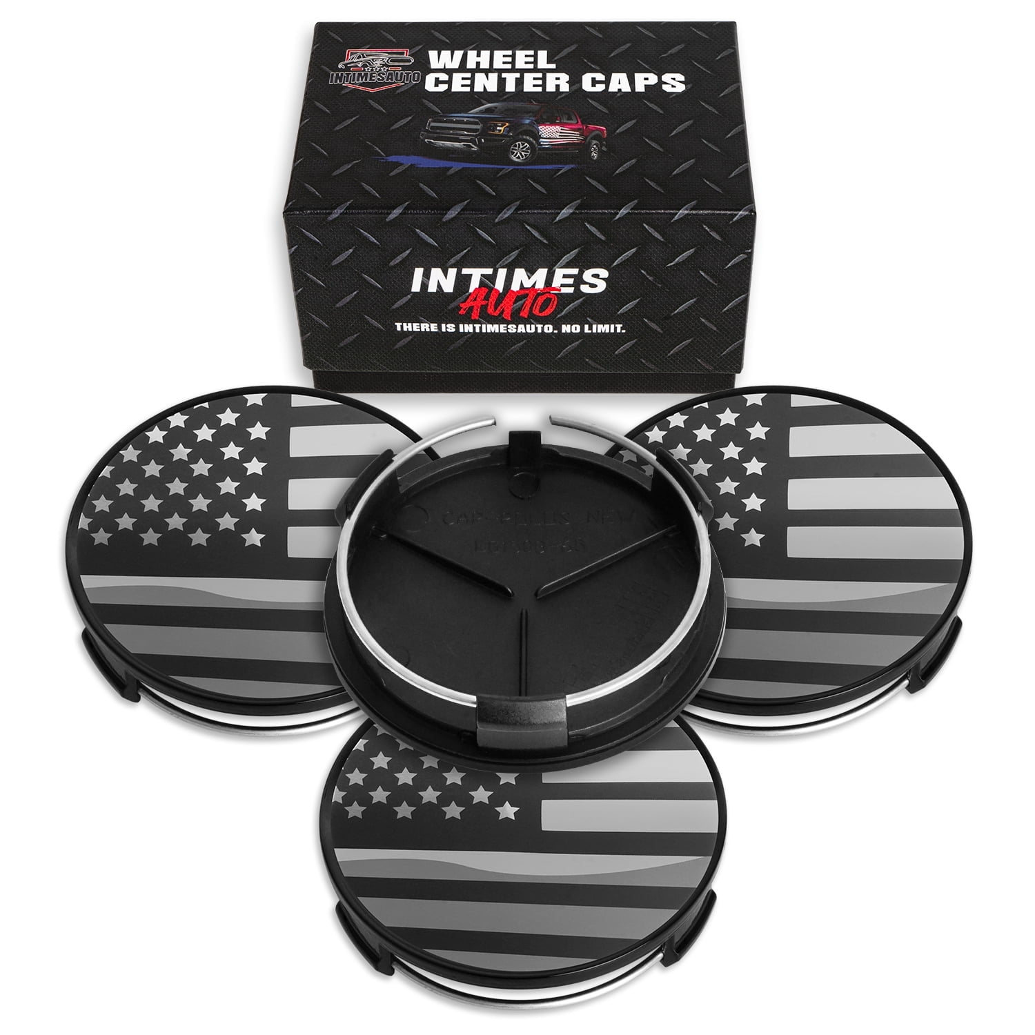 InTimesAuto 75MM 2.9 Inch Wheel Center Caps Rim Wheel Center Hub Caps ...