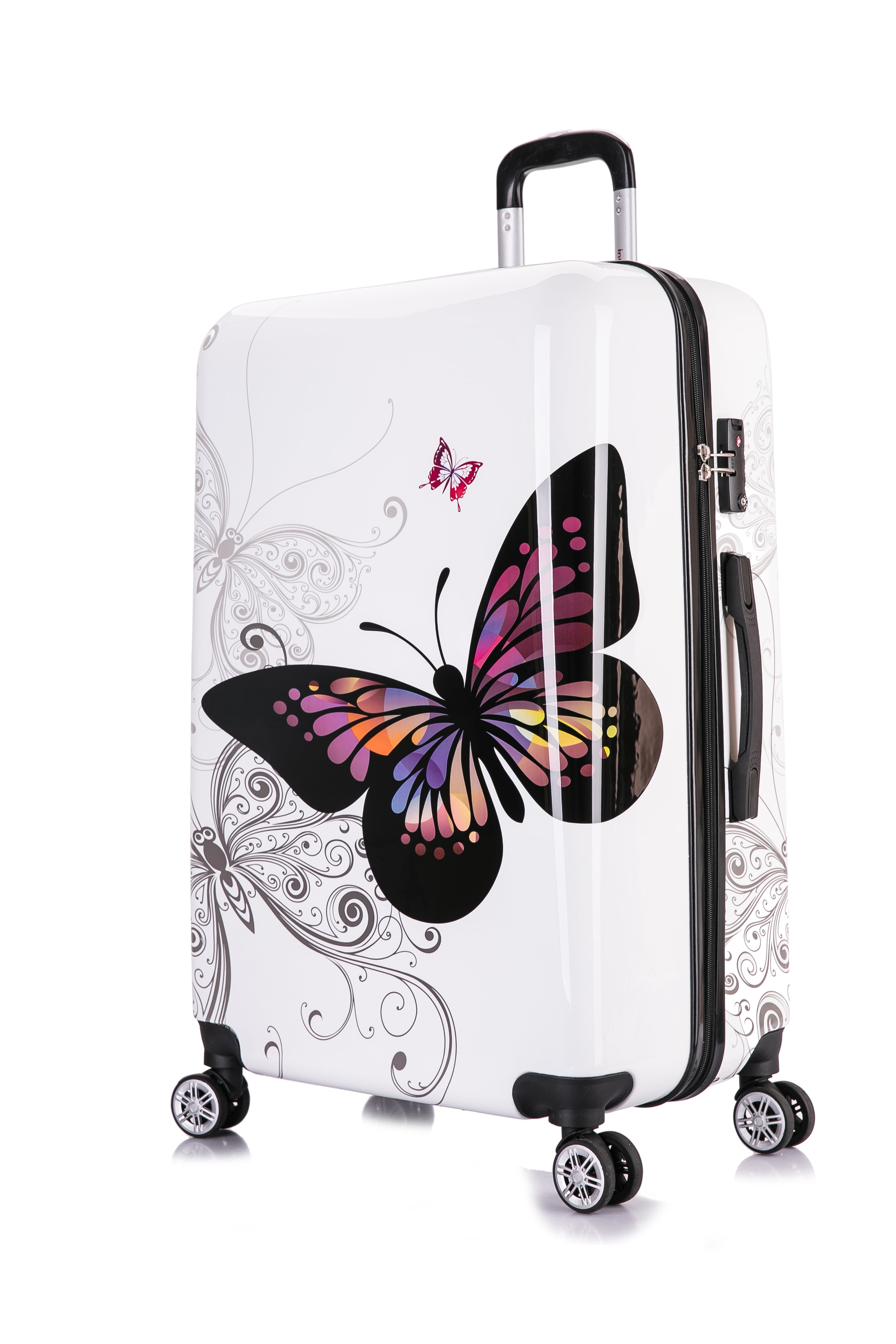 InUSA Print 28" Hardside Lightweight Luggage with Spinner Wheels ...