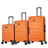 InUSA Trend 3-Piece Hardside Luggage Sets with Spinner Wheels, Handle ...
