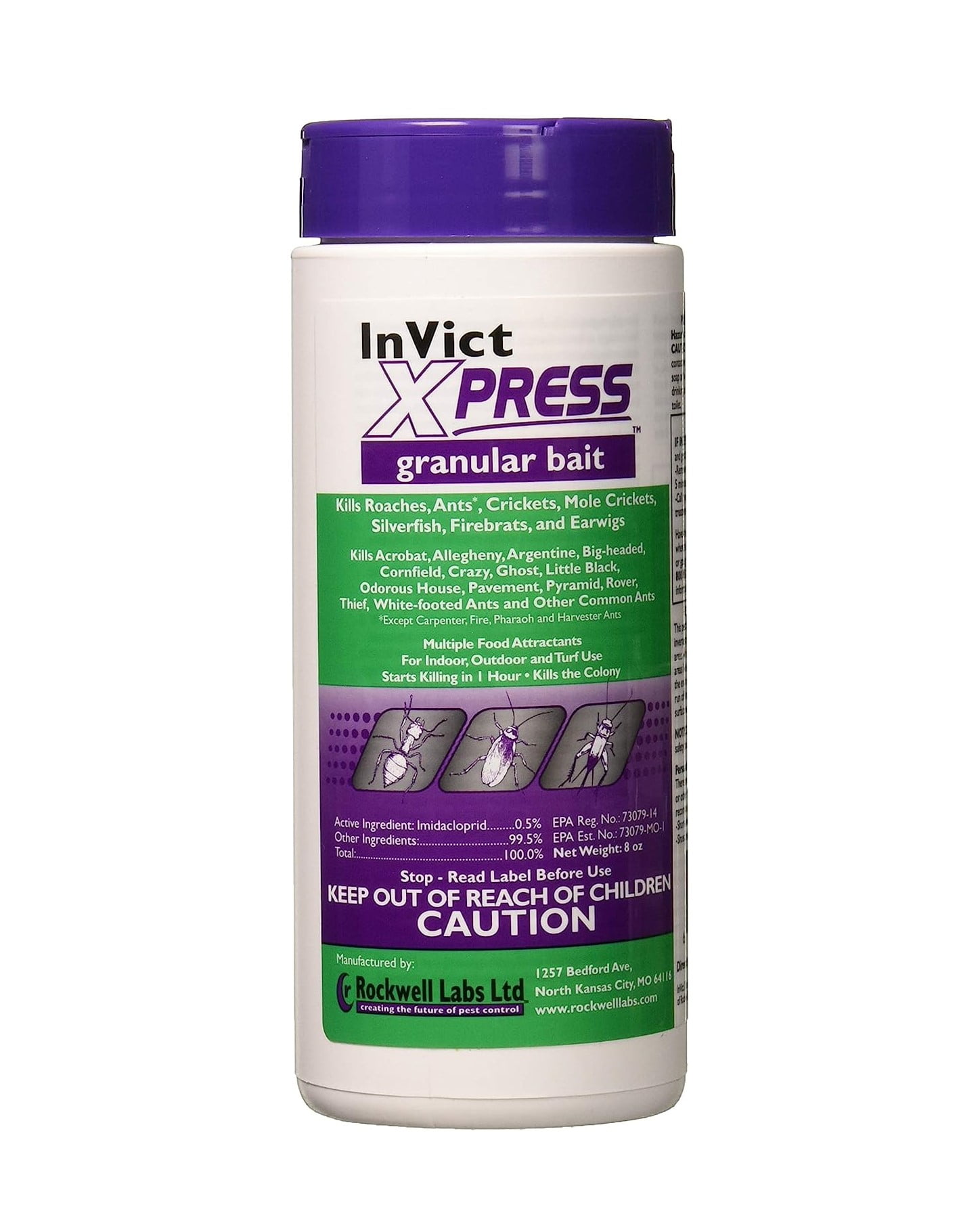 InVict Express Granular Bait – Fast Control Over Crawling Insects – 8 ...