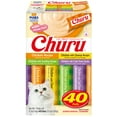 Inaba Churu Creamy, Lickable Wet Cat Treats, 0.5 oz, 40 Tubes, Chicken Variety - Walmart.com