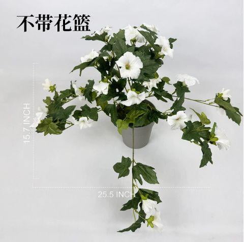 Inadays Artificial Flowers for Outdoors Faux Plants Home Decor 2PCS ...