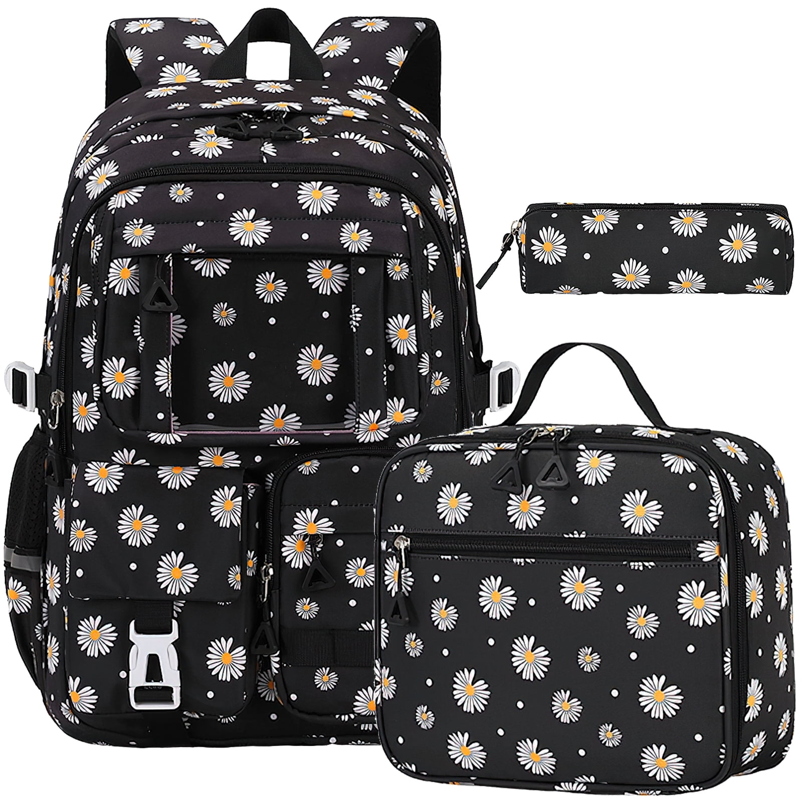 Inadays School Backpacks for Teens 3PCS Set Middle School Bookbag ...