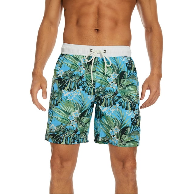 Dakimoe Mens Swim Trunks With Compression Liner Quick Dry Sports Beach