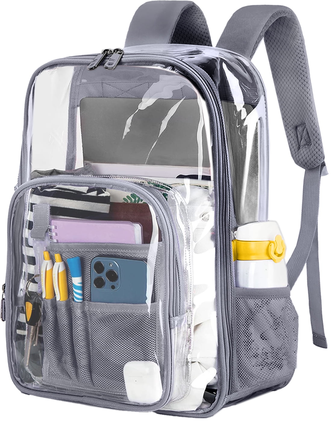 Inadays Large Capacity, Waterproof Clear PVC Backpack, Heavy Duty ...