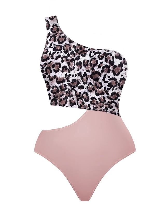 Inadays Womens One Piece Swimsuits One Shoulder Bathing Suits