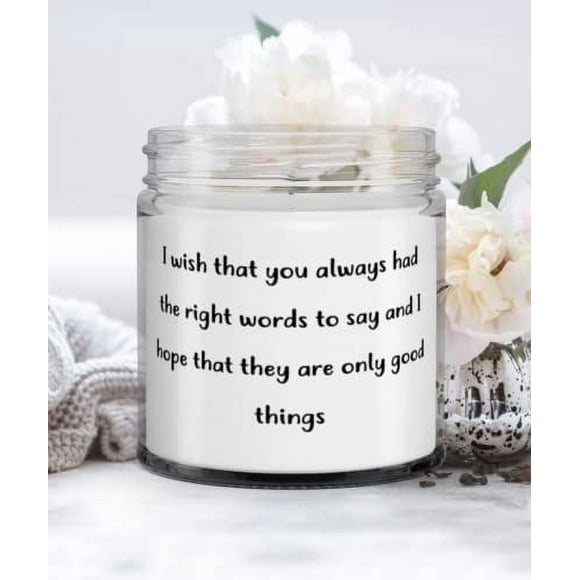 Candle With Words