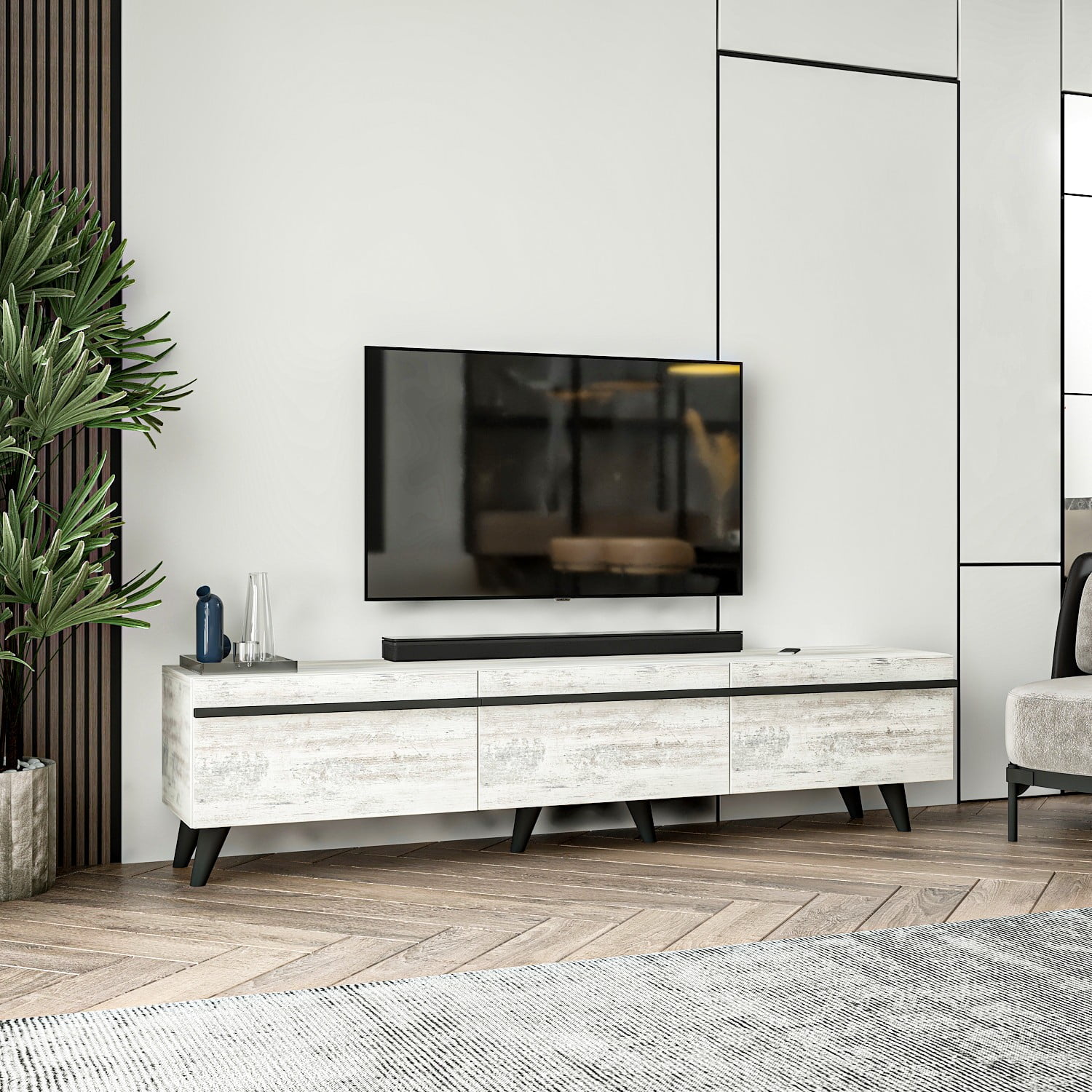 Inarch-Amsterdam -Crystal-TV Stand - Walmart.com