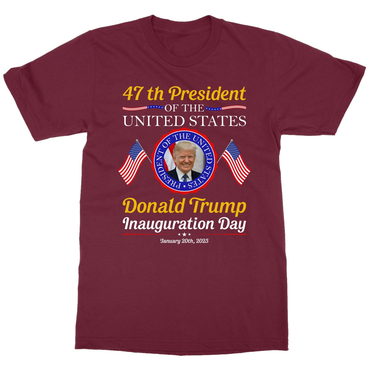 Inauguration Day 47th President Trump January 20th Unisex T-Shirt ...