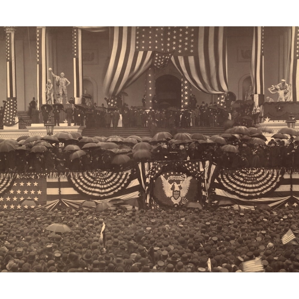 Inauguration Of President Benjamin Harrison On March 4 History (36 x 24 ...