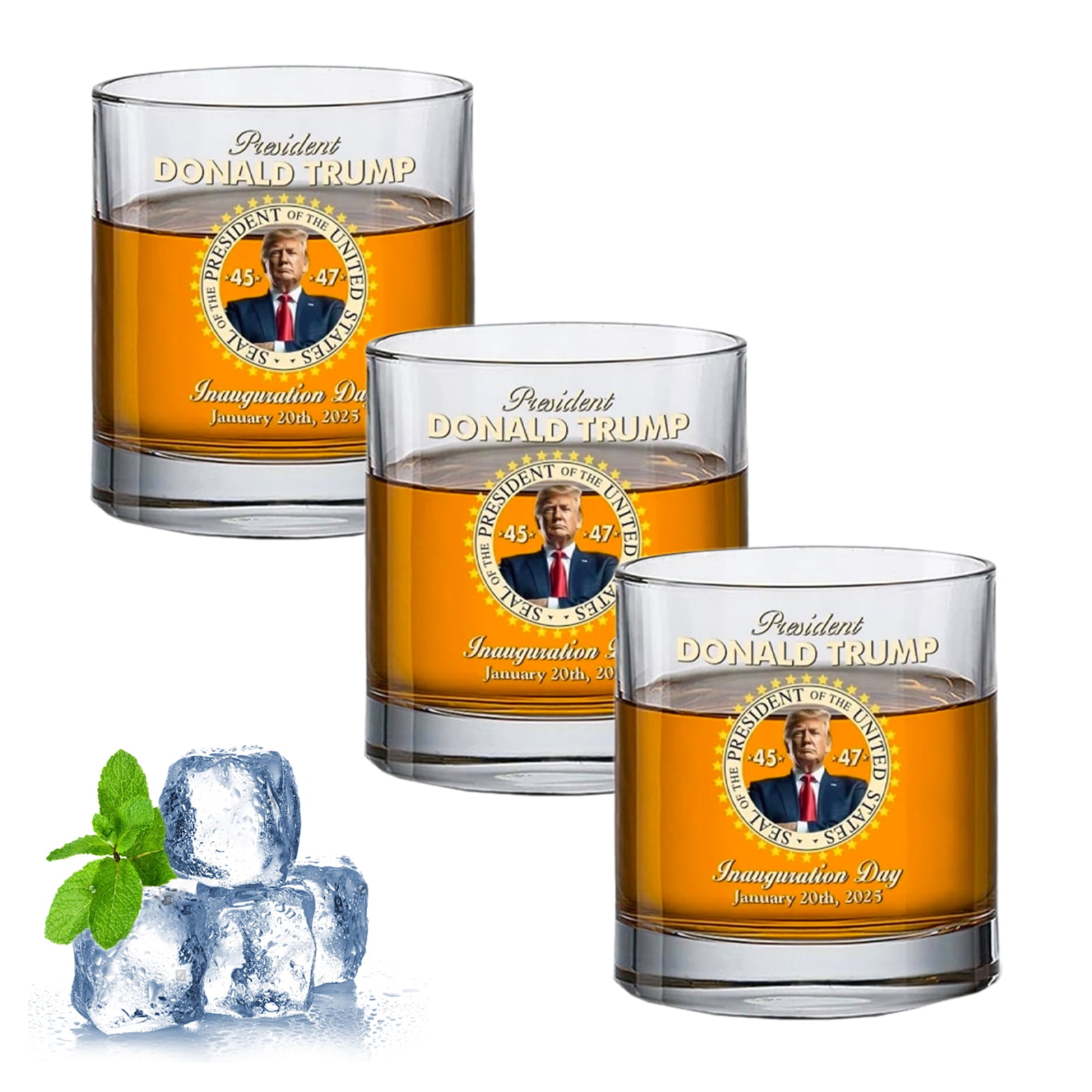 Inauguration Whiskey Glasses Inauguration Whiskey Bourbon Glass Classic ...