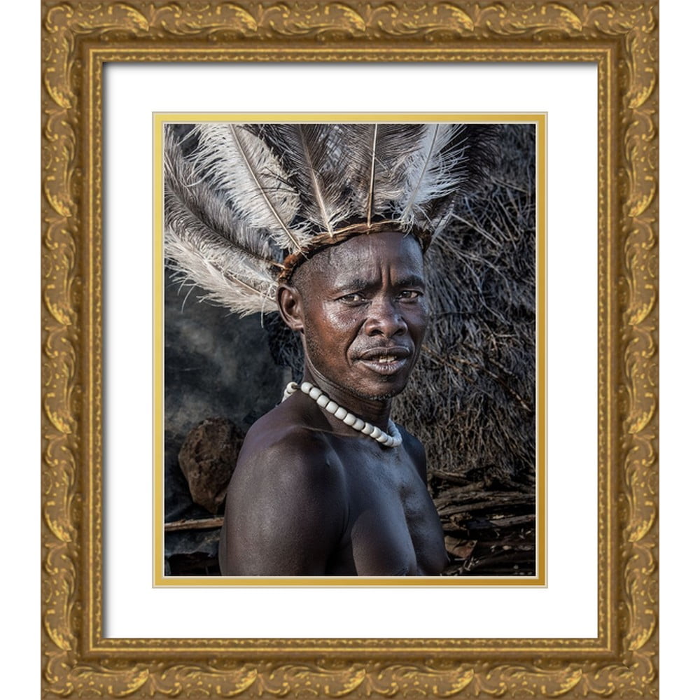 Inazio Kuesta, Joxe 20x23 Gold Ornate Wood Framed with Double Matting ...