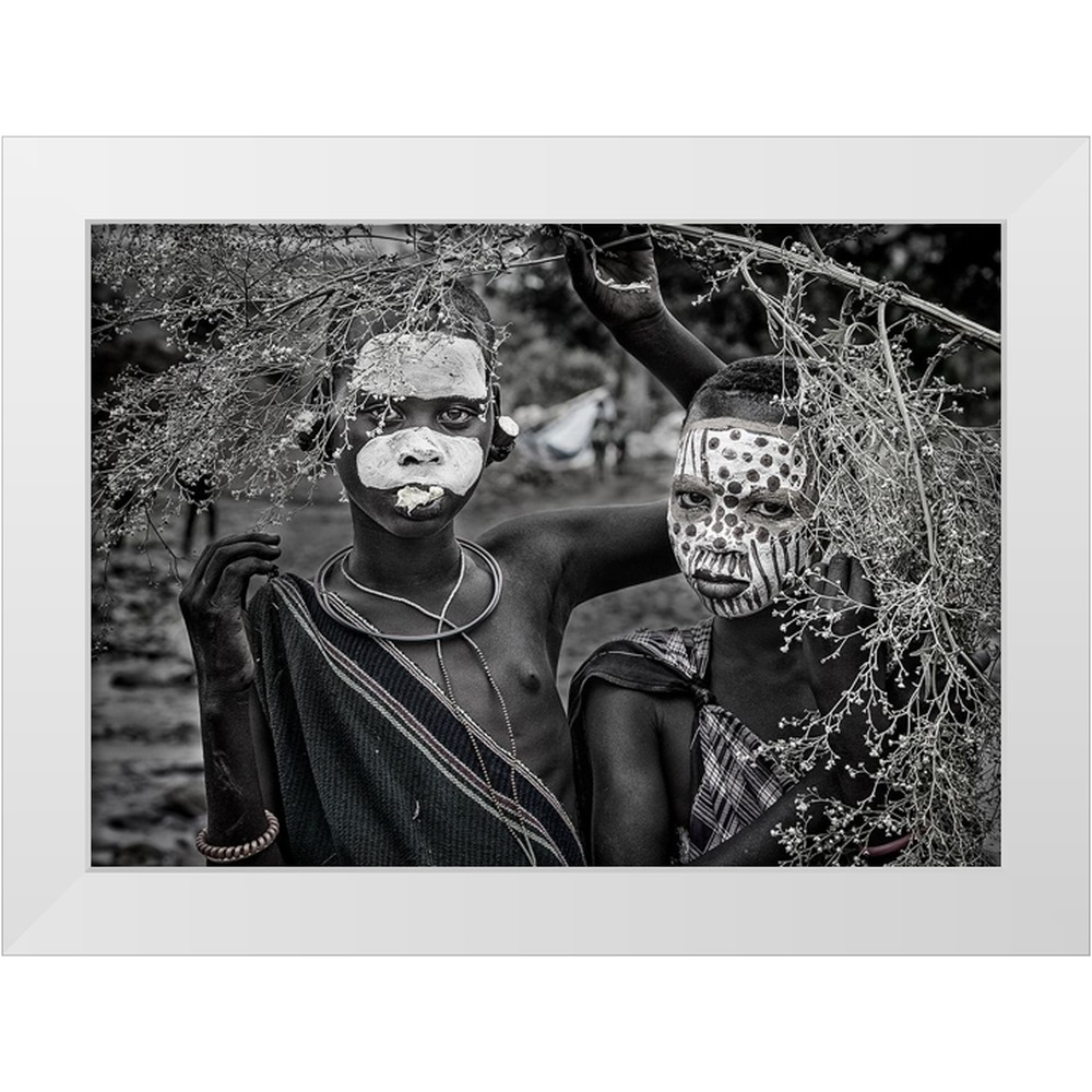 Inazio Kuesta, Joxe 32x24 White Modern Wood Framed Museum Art Print ...