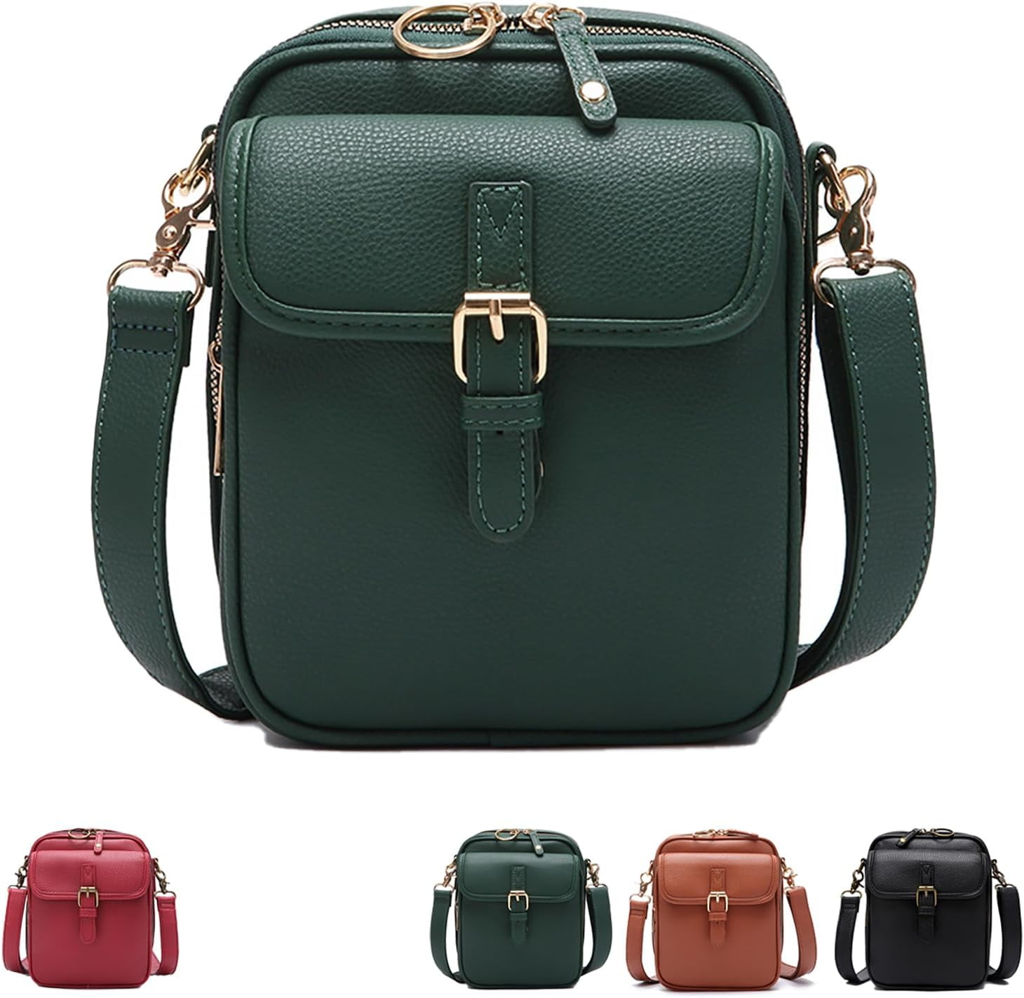 Inbuyus Vintage Large Capacity Messenger Bag,Upgrade Large Capacity ...