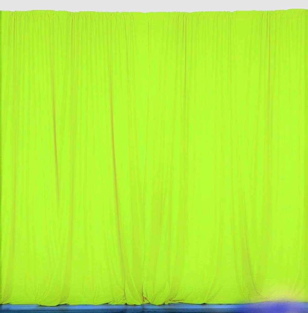 Inc, 10 Feet Wide x 10 Feet High Polyester Seamless Backdrop Drape ...