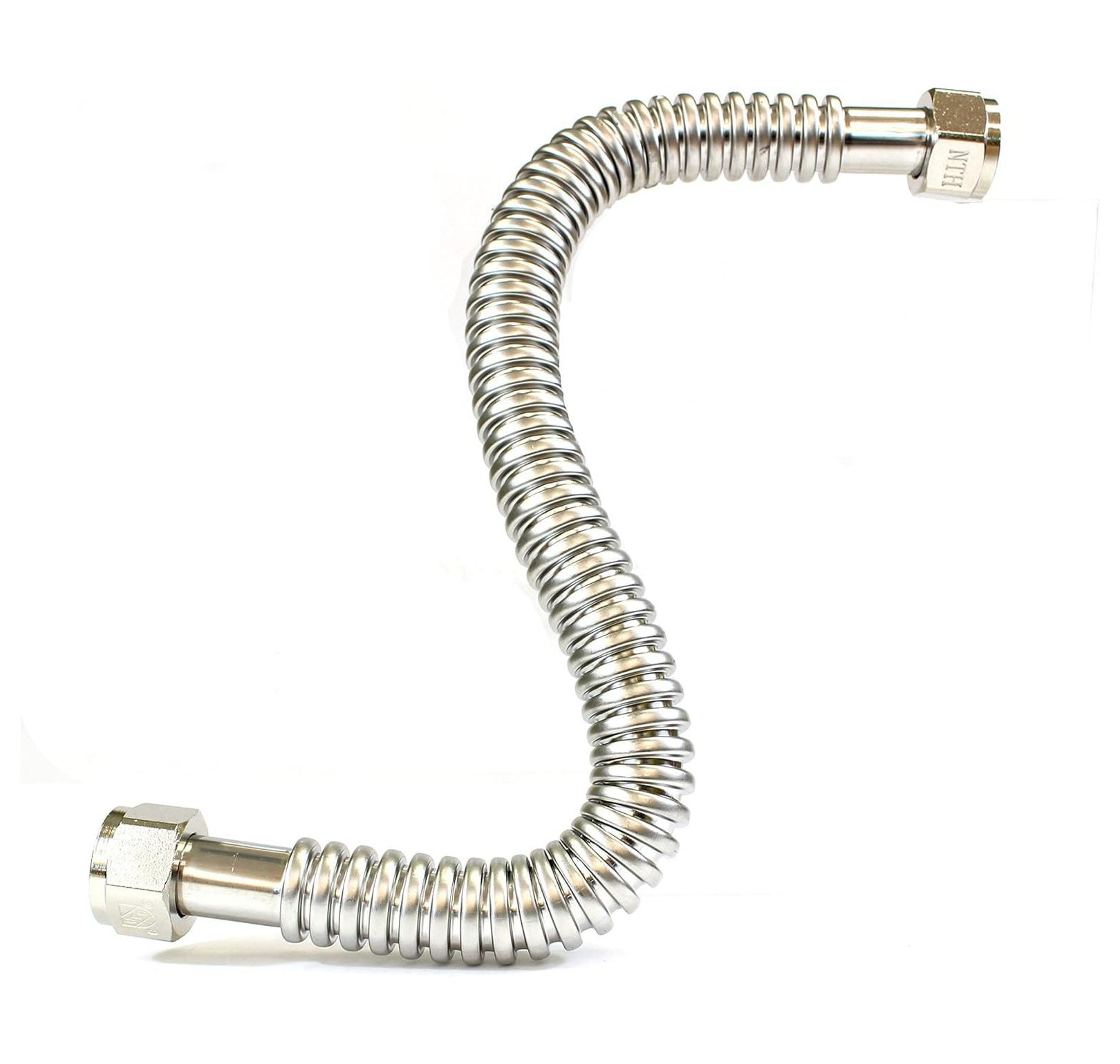Inc 24" Corrugated Stainless Steel Flexible Water Line, 3/4" FIP X 3/4 ...