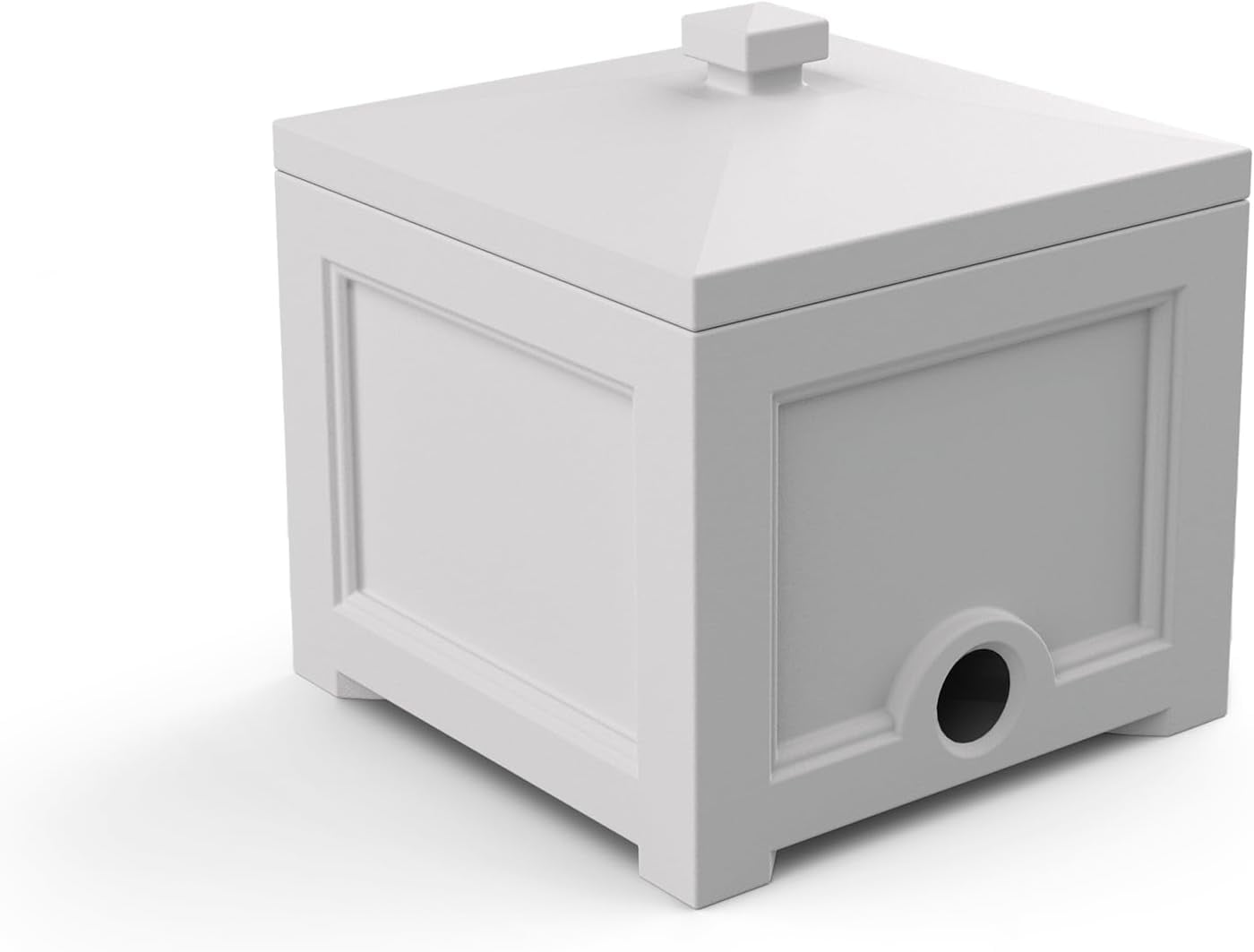 Inc 5858-W Fairfield White Garden Hose Storage Bin - Walmart.com