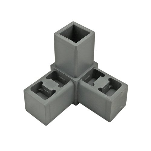 Inc., 9150, Quick Frame 3 Way Corner Connector, Gray Nylon (10 Pack ...