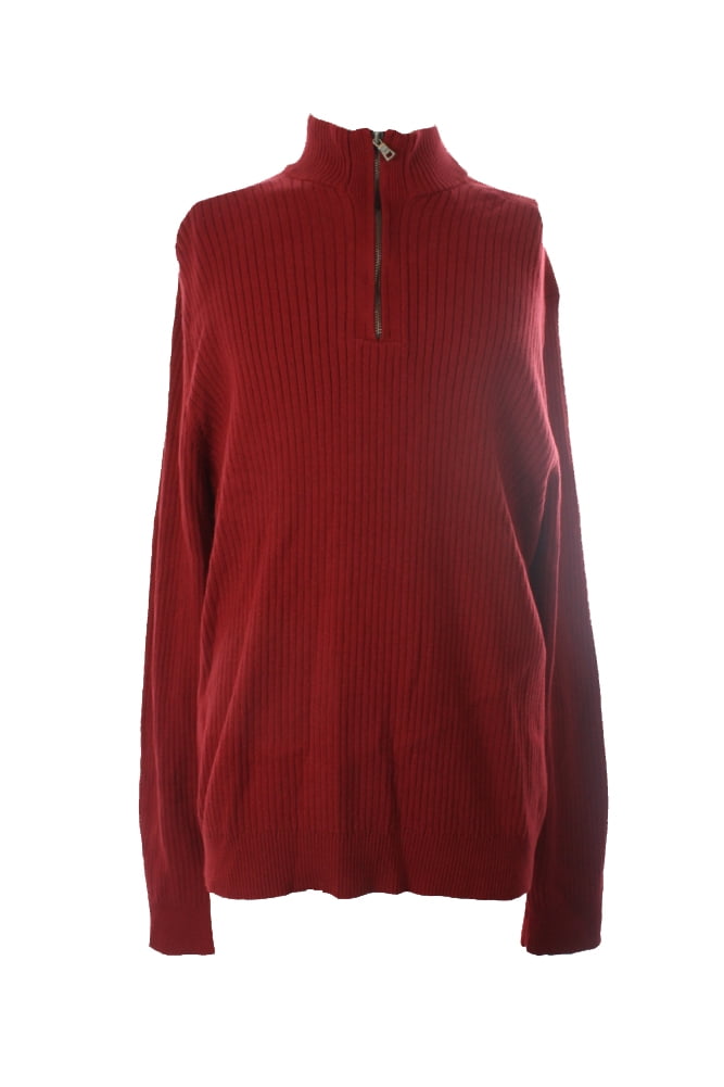 Inc International Concepts Red Half Zip Sweater XXL - Walmart.com