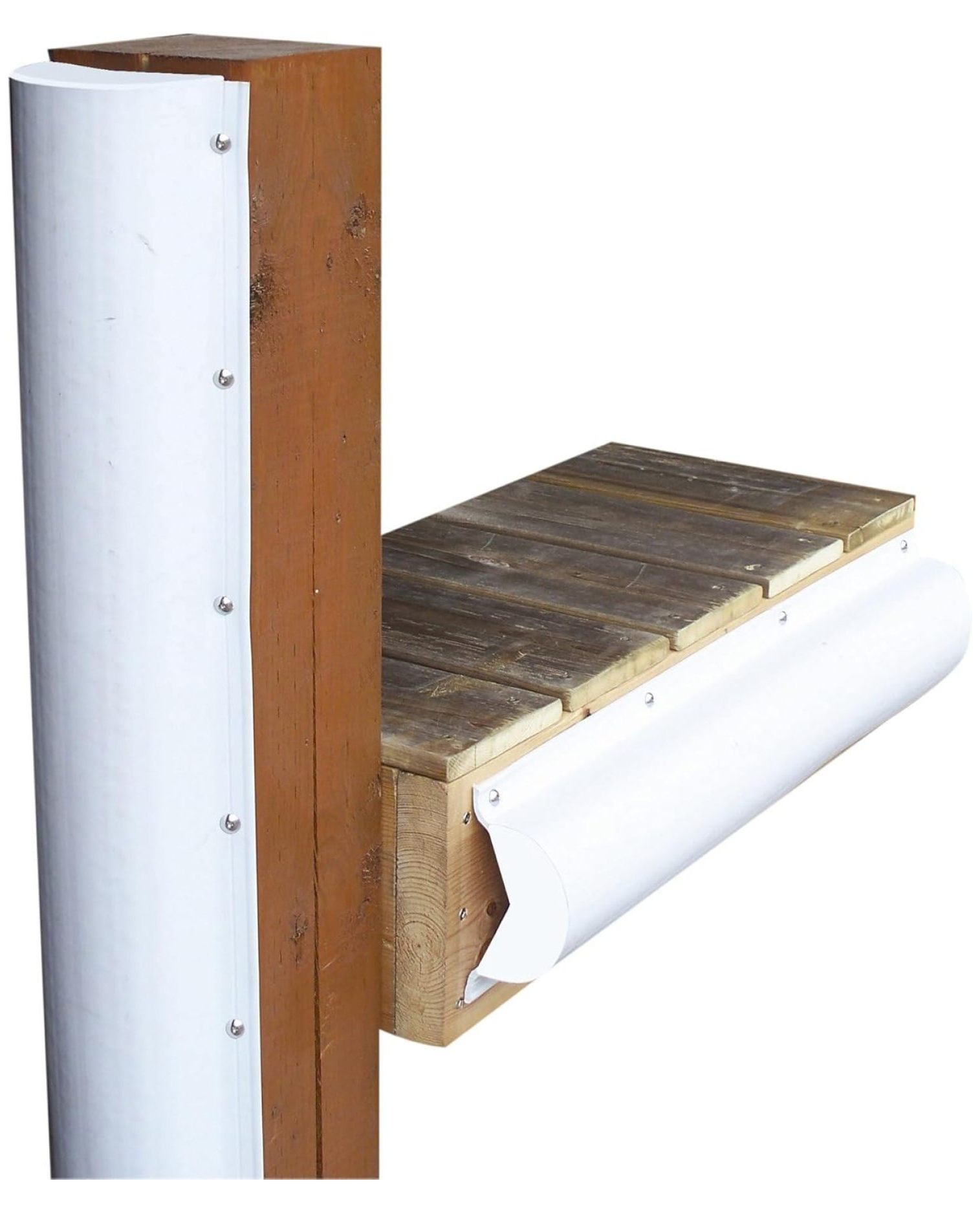 + Inc. PVC Piling Bumper (White, 6-Feet) - Walmart.com