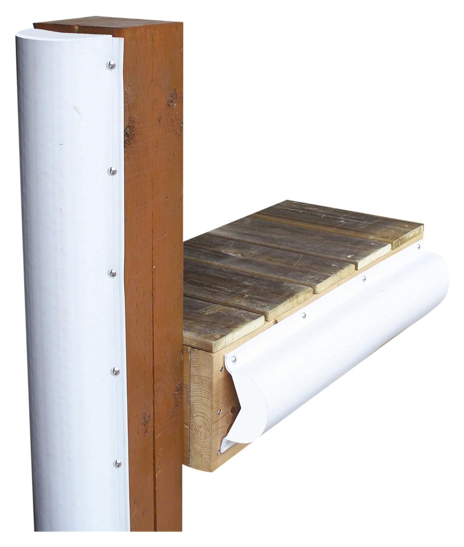 + Inc. PVC Piling Bumper (White, 6-Feet) - Walmart.com