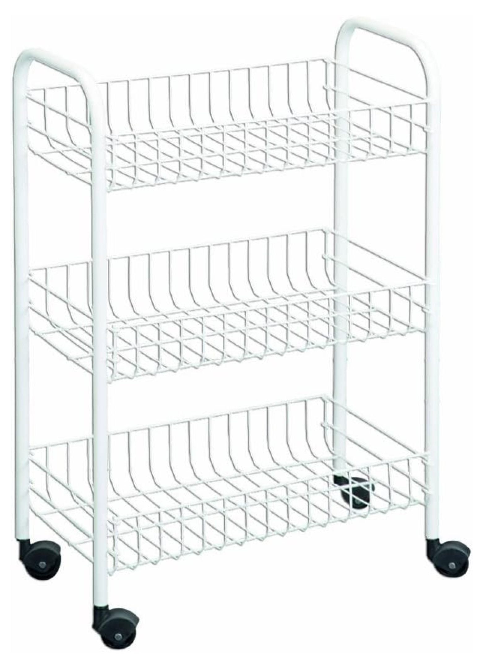 Inc. Rolling Cart, White, 3-Tier 3 Tier - Walmart.com