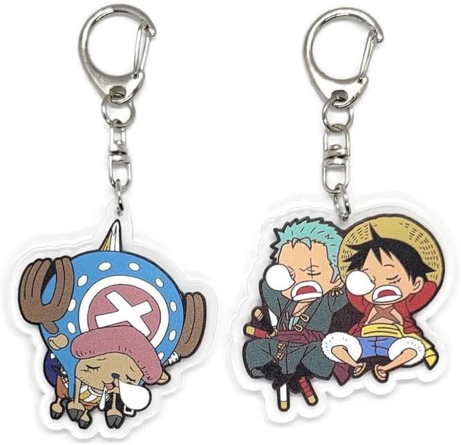 Inc. - Set of 2 One Piec OP Acrylic Keychain Monkey D. Luffy, Roronoa ...
