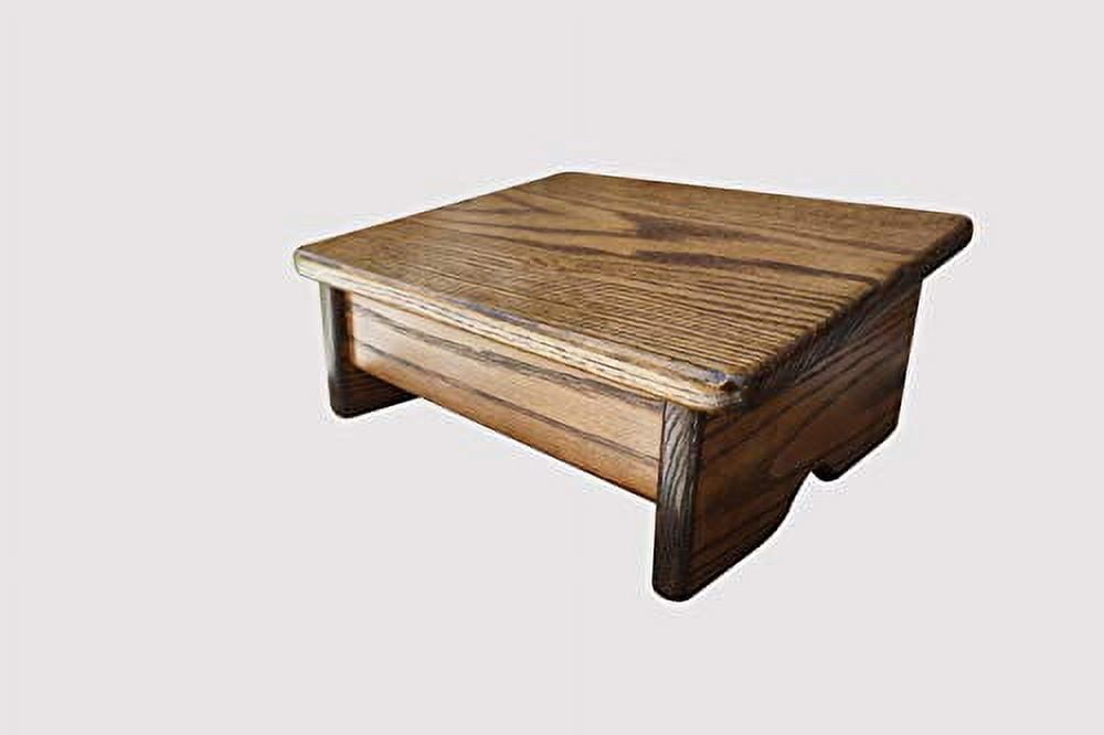 Inc. Standard Guitar Foot Stool (Made in The USA) (Walnut Stain ...