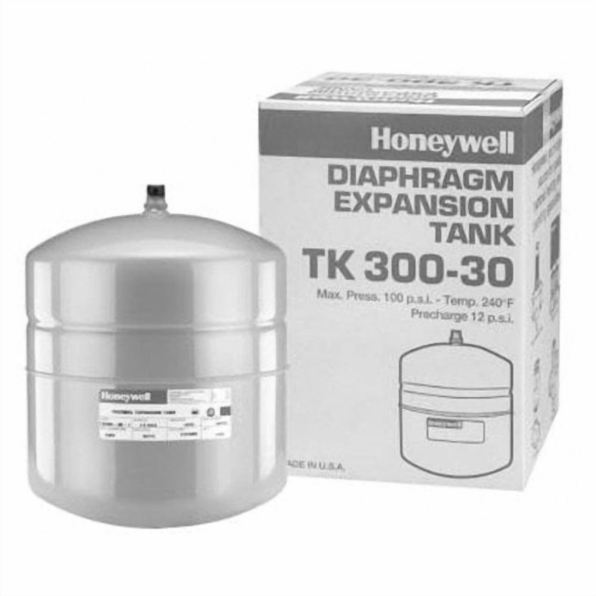 , Inc. TK30030 4.4 Gallon Expansion Tank, 1/2 in. NPT Male Connec ...