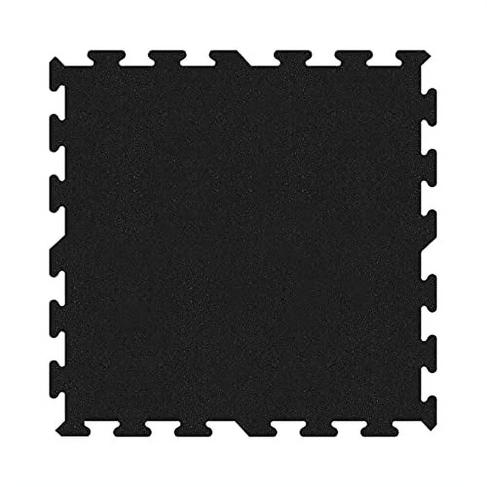 IncStores 8mm Thick Strong Rubber Interlocking Floor Tiles | Flexible ...