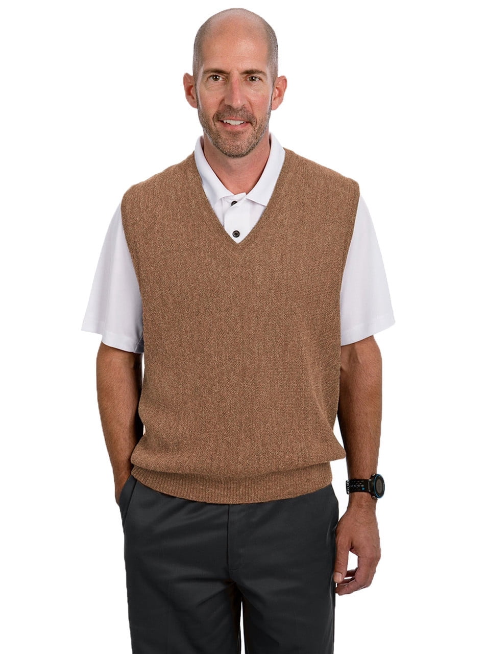 Inca Fashions - 100% Alpaca Golf Sweater Vest for Men in Many Colors ...