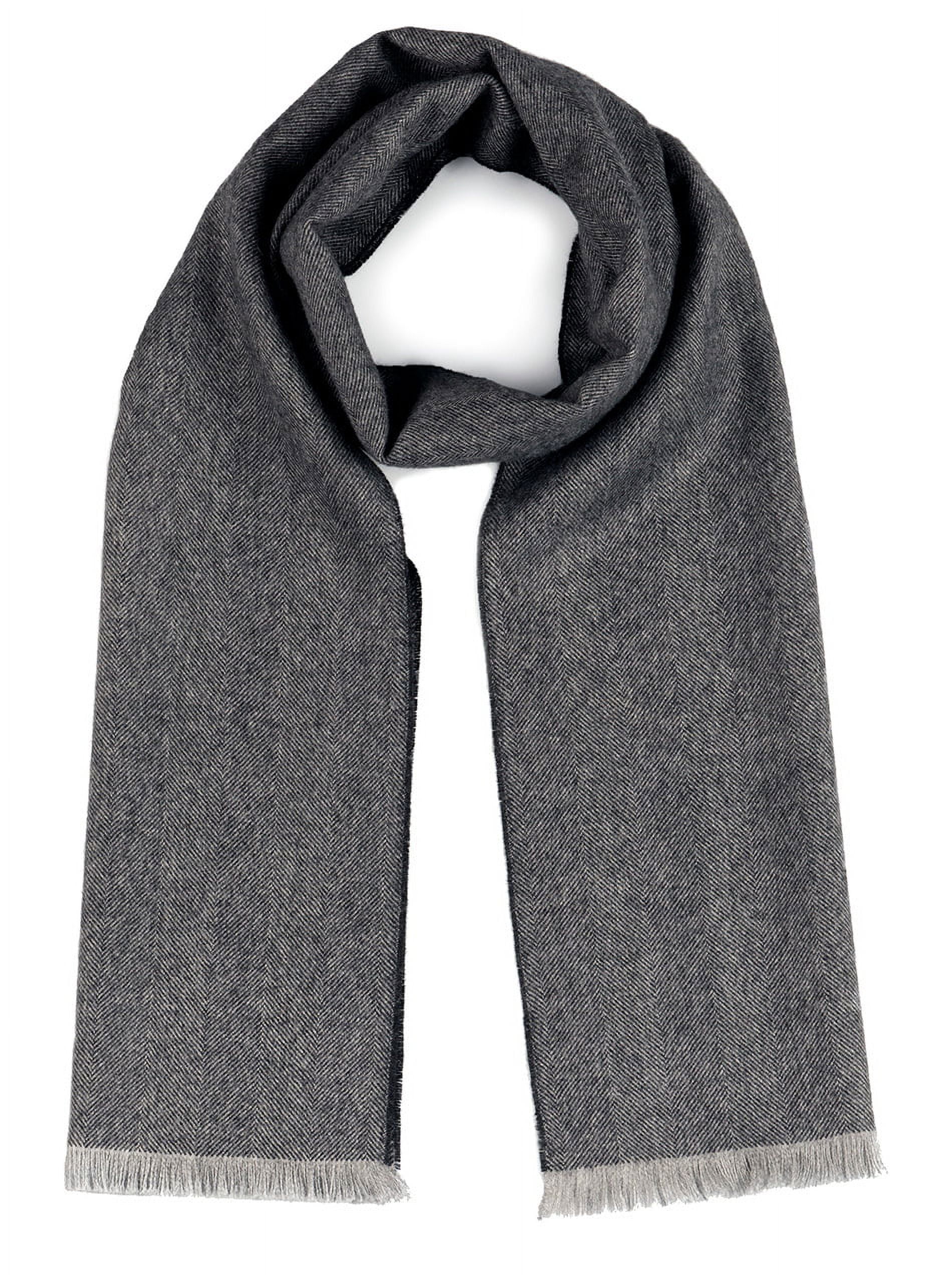 Inca Fashions - Micro Chevron Pattern Pure Alpaca Wool Scarf with ...