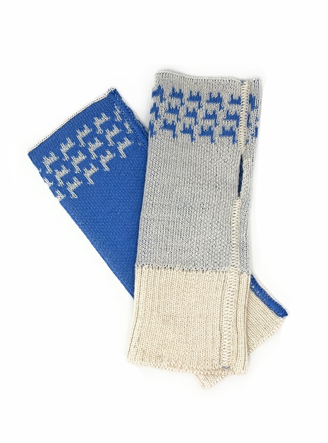 Inca Fashions - Out to Play – Reversible Fingerless Mittens for Women ...