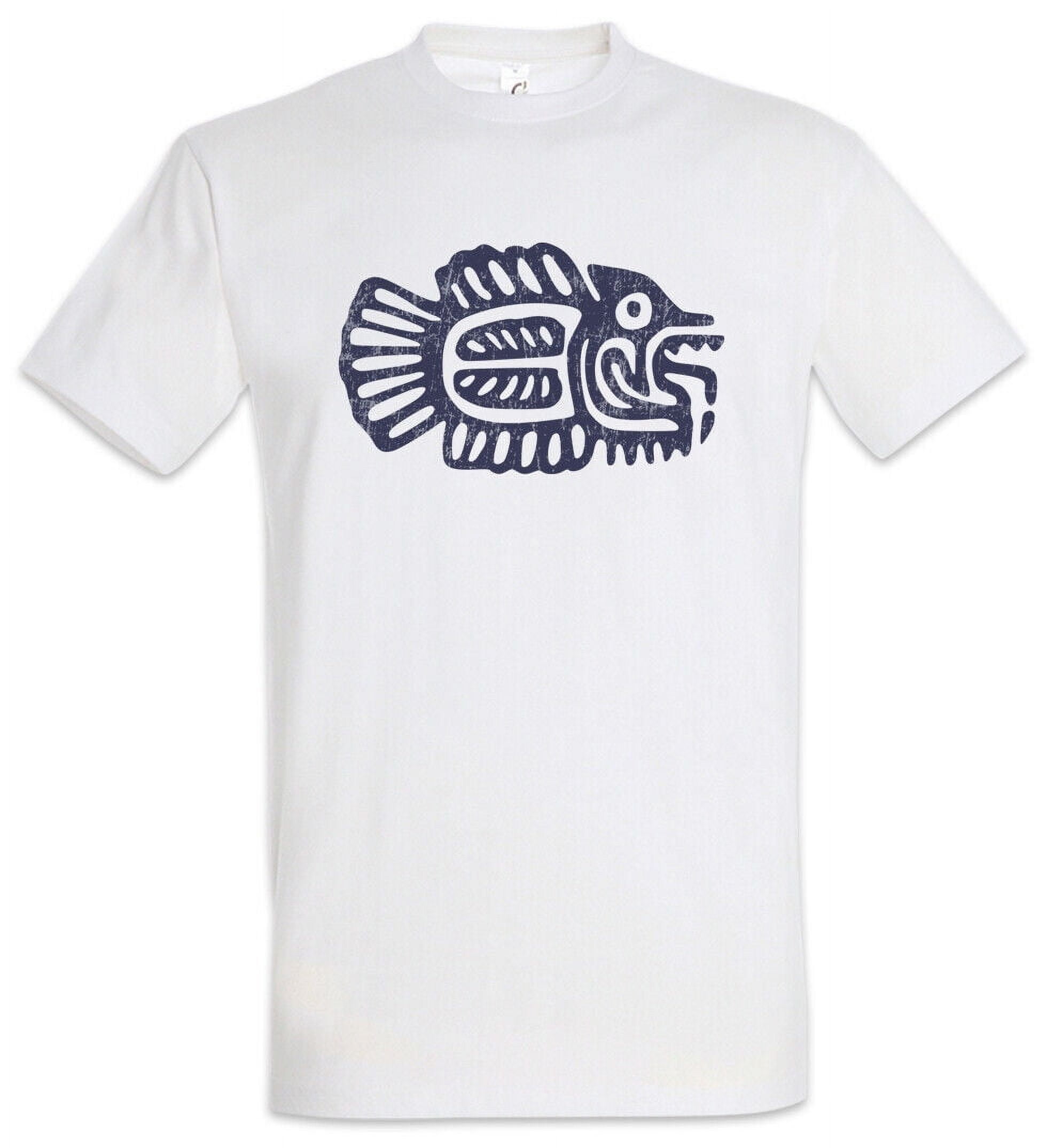 Inca Fish Symbol T-Shirt Inka Empire Tattoo American Indians Tribe Sign ...