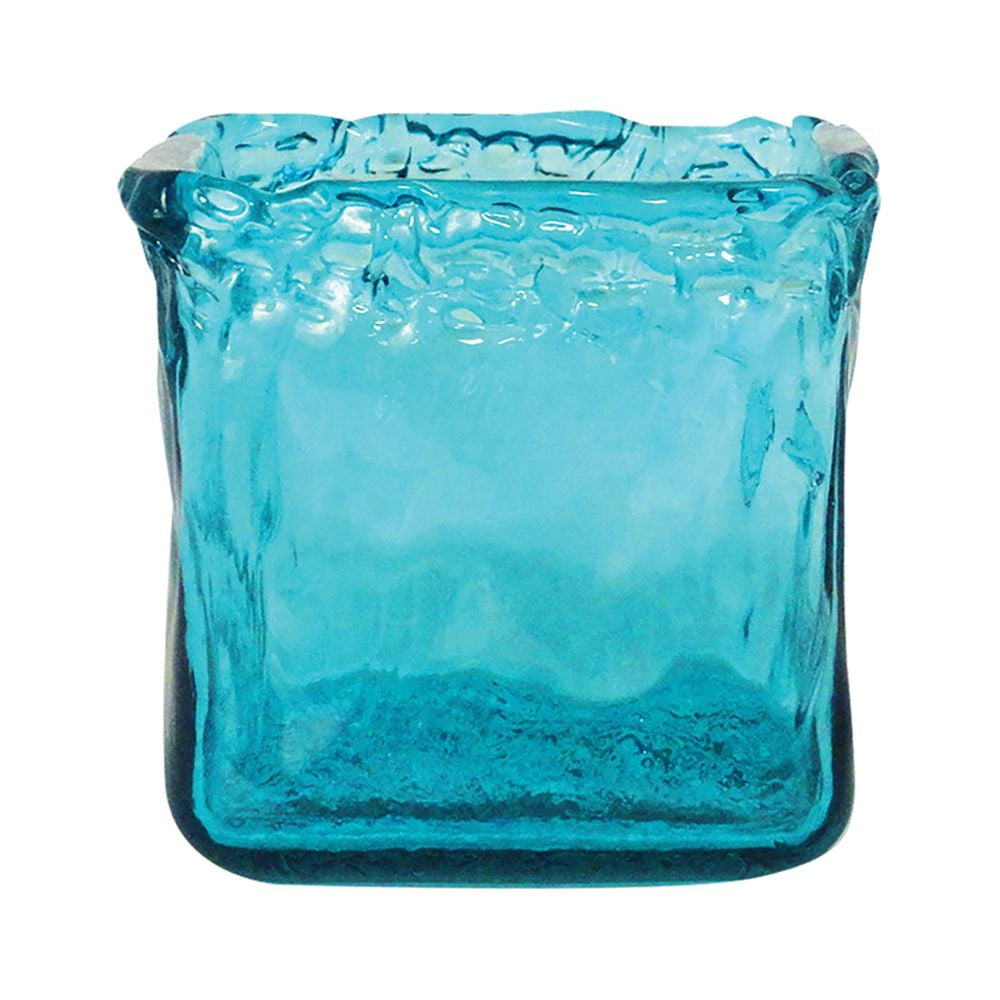 Inca Square Votive In Aroma Shiny Blue, Aroma Shiny Blue - Walmart.com