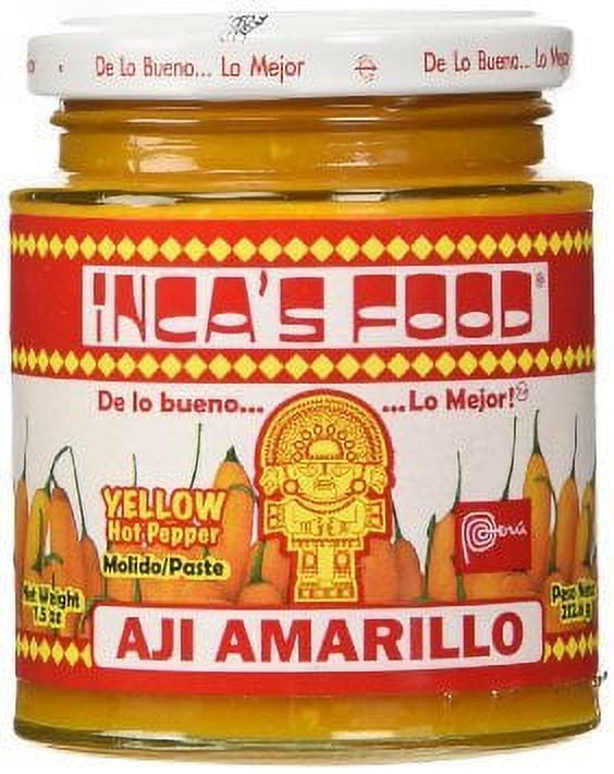 Inca's Food Aji Amarillo Chili Paste - Hot Yellow Pepper, 15.7 Oz Jar ...