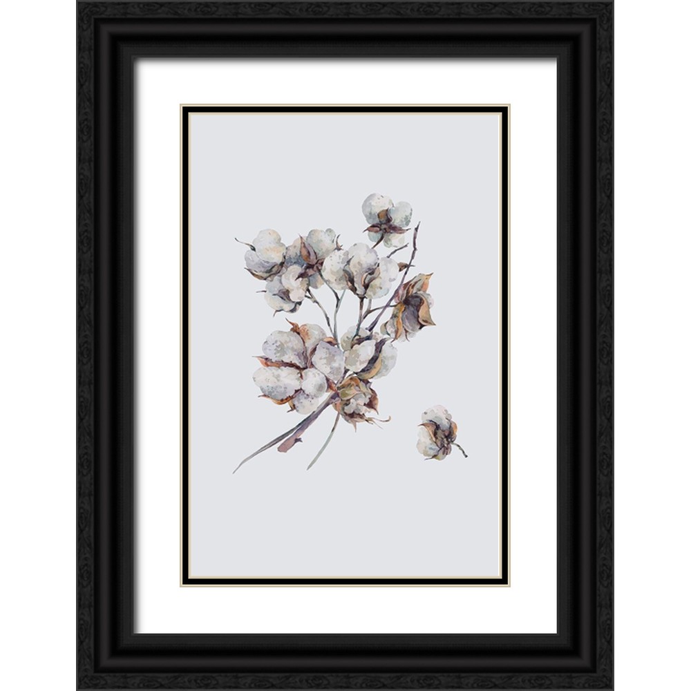 Incado 11x14 Black Ornate Wood Framed with Double Matting Museum Art ...