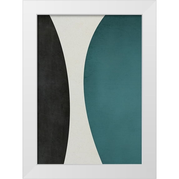 Incado 14x18 White Modern Wood Framed Museum Art Print Titled - Colored ...