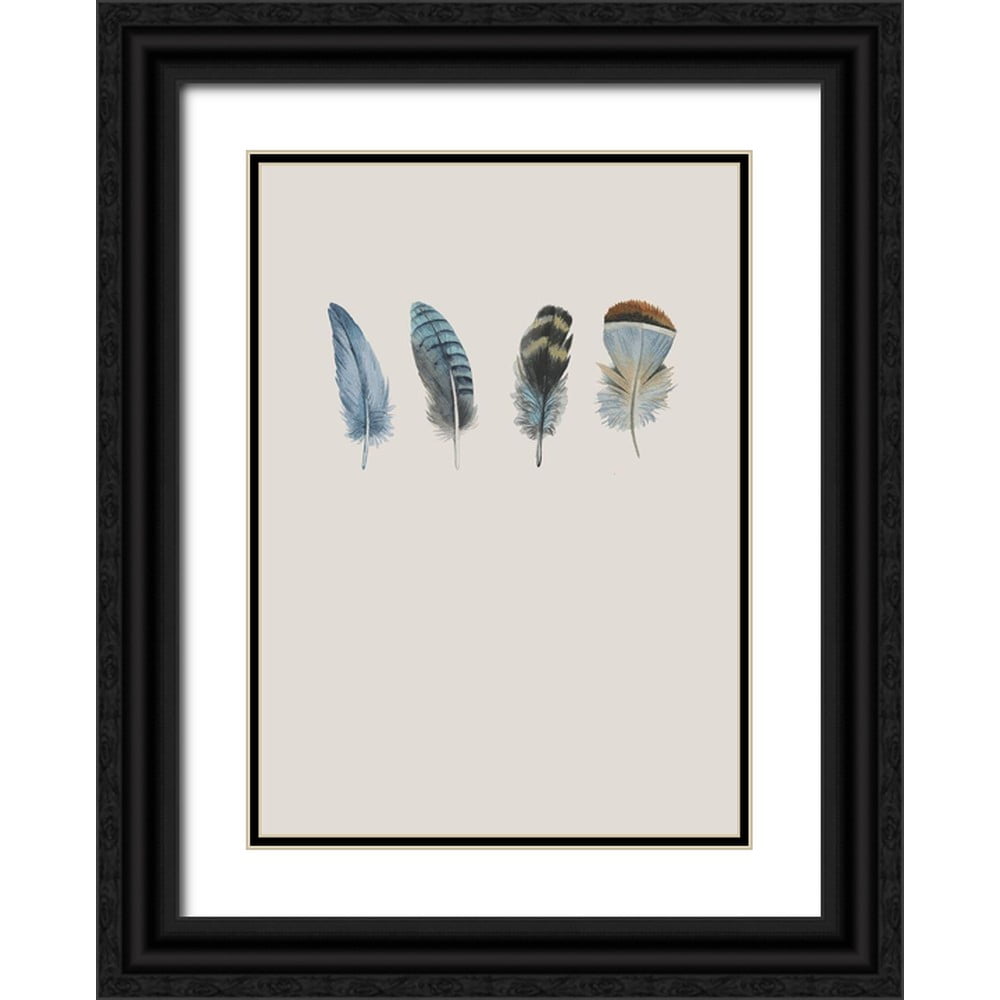 Incado 24x32 Black Ornate Wood Framed with Double Matting Museum Art ...