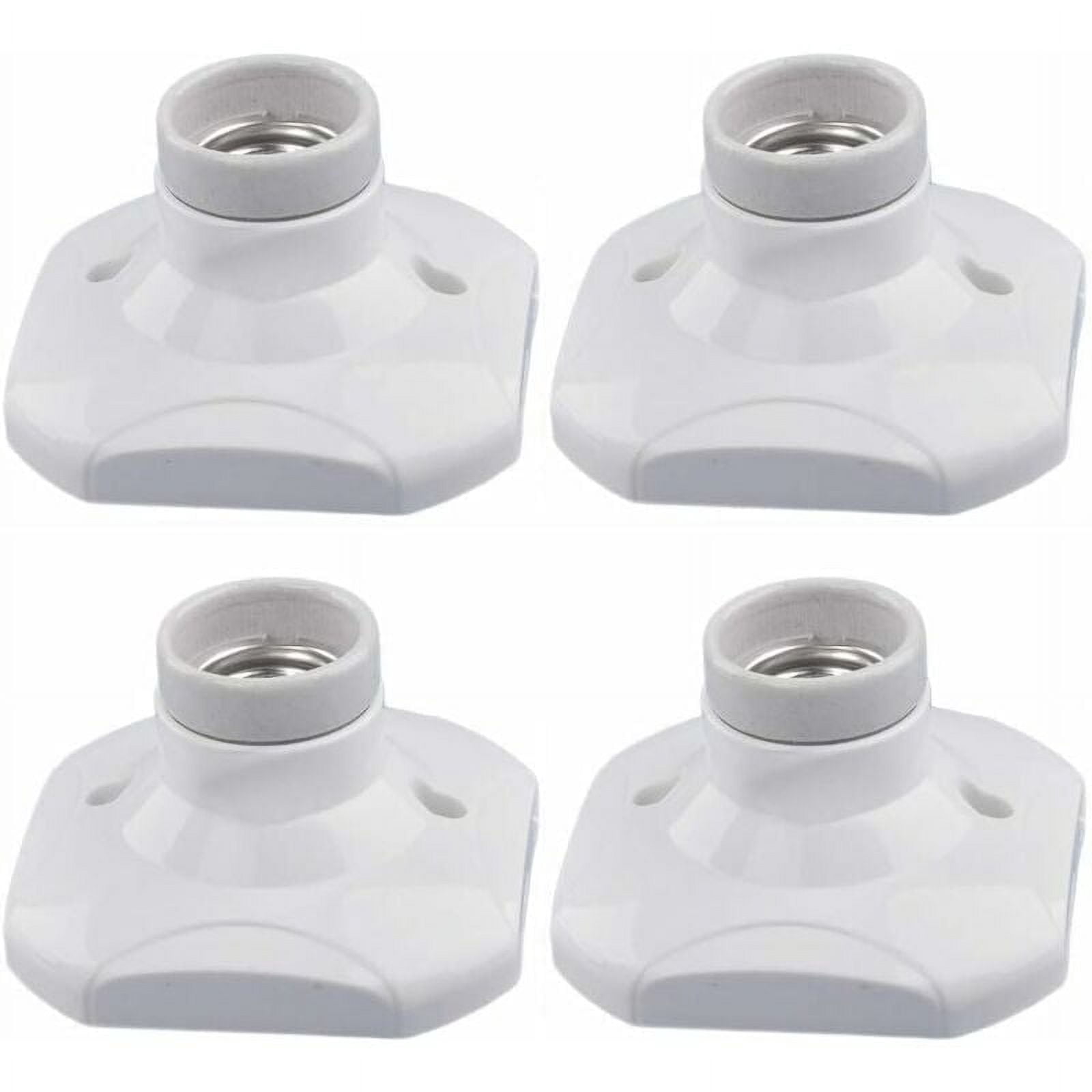 Incandescent Ceiling Lampholder, Flame Retardant White Ceramic Lamp ...