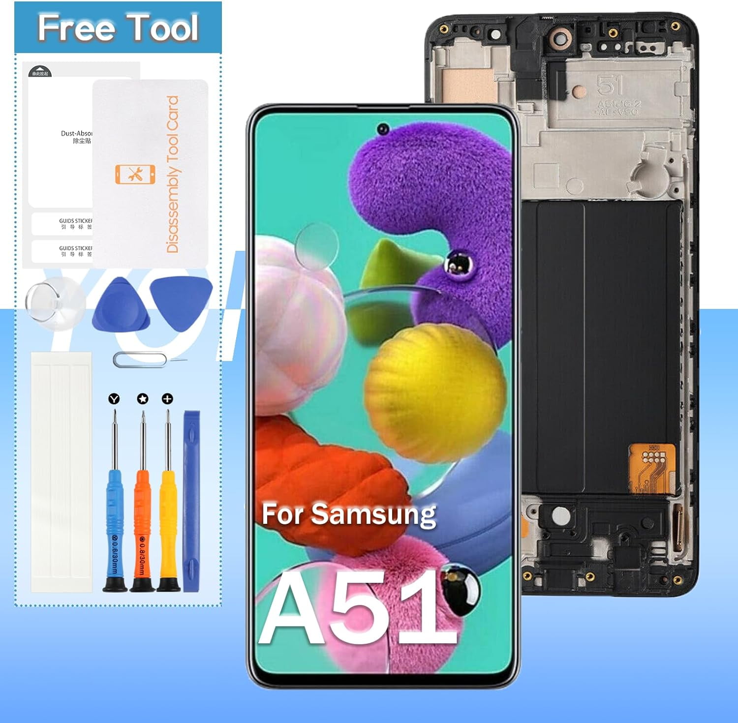 (Incell with Frame) for Samsung Galaxy A51 SM-A515 Screen Replacement ...